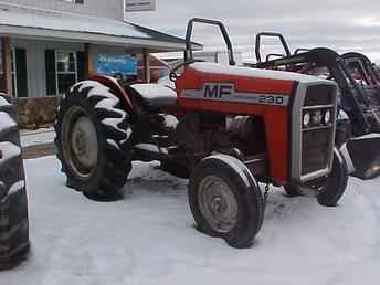 Used Farm Tractors for Sale: Massey Ferguson MF-230 Low Hours (2003-12 ...