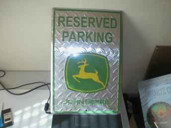 Used Farm Tractors for Sale: John Deere Parking Only Sign (2004-01-30 ...