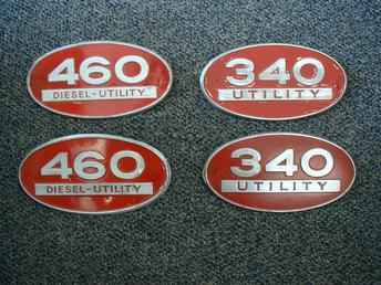 Used Farm Tractors for Sale: Ih 340 & 460 Utility Emblems (2004-02-17 ...