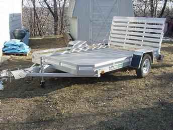 Used Farm Tractors for Sale: Aluma Garden Tractor Trailer (2004-04-02 ...
