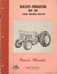 Used Farm Tractors for Sale: Massey Ferguson MF-88 Diesel Western (2004 ...