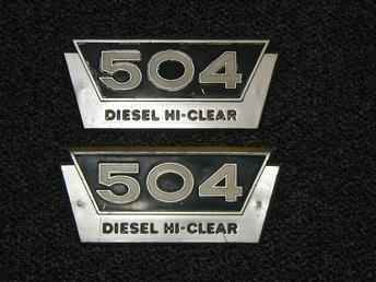 Used Farm Tractors for Sale: Ih 504 Diesel Hi-Clear Emblems (2004-06-09 ...