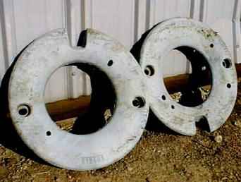 Used Farm Tractors for Sale: Oliver 66 Front Wheel Weights (2004-08-13 ...